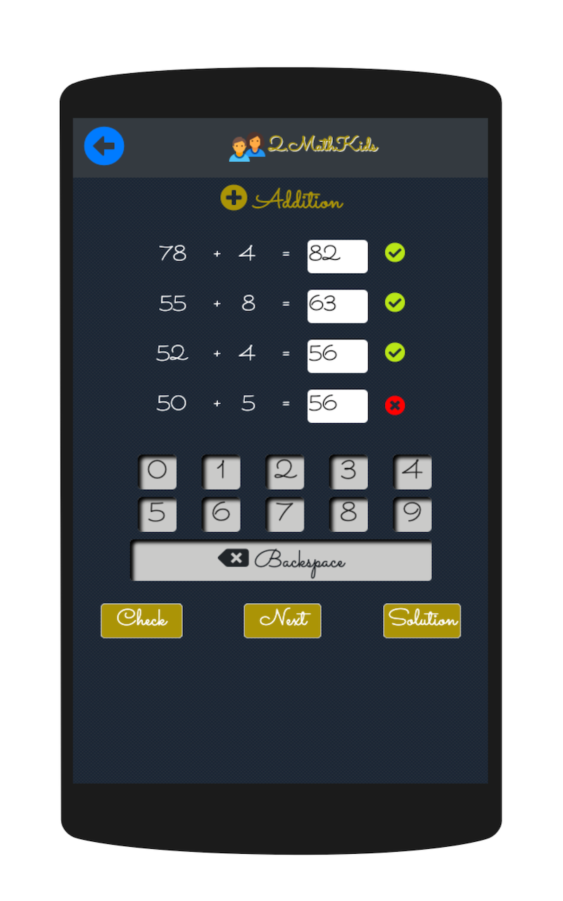 Amazon.com: Math 2nd grade - addition & subtraction learning app for ...