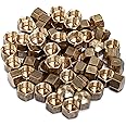 LTWFITTING 3/8-Inch Brass Compression Cap Stop Valve Cap,Brass ...