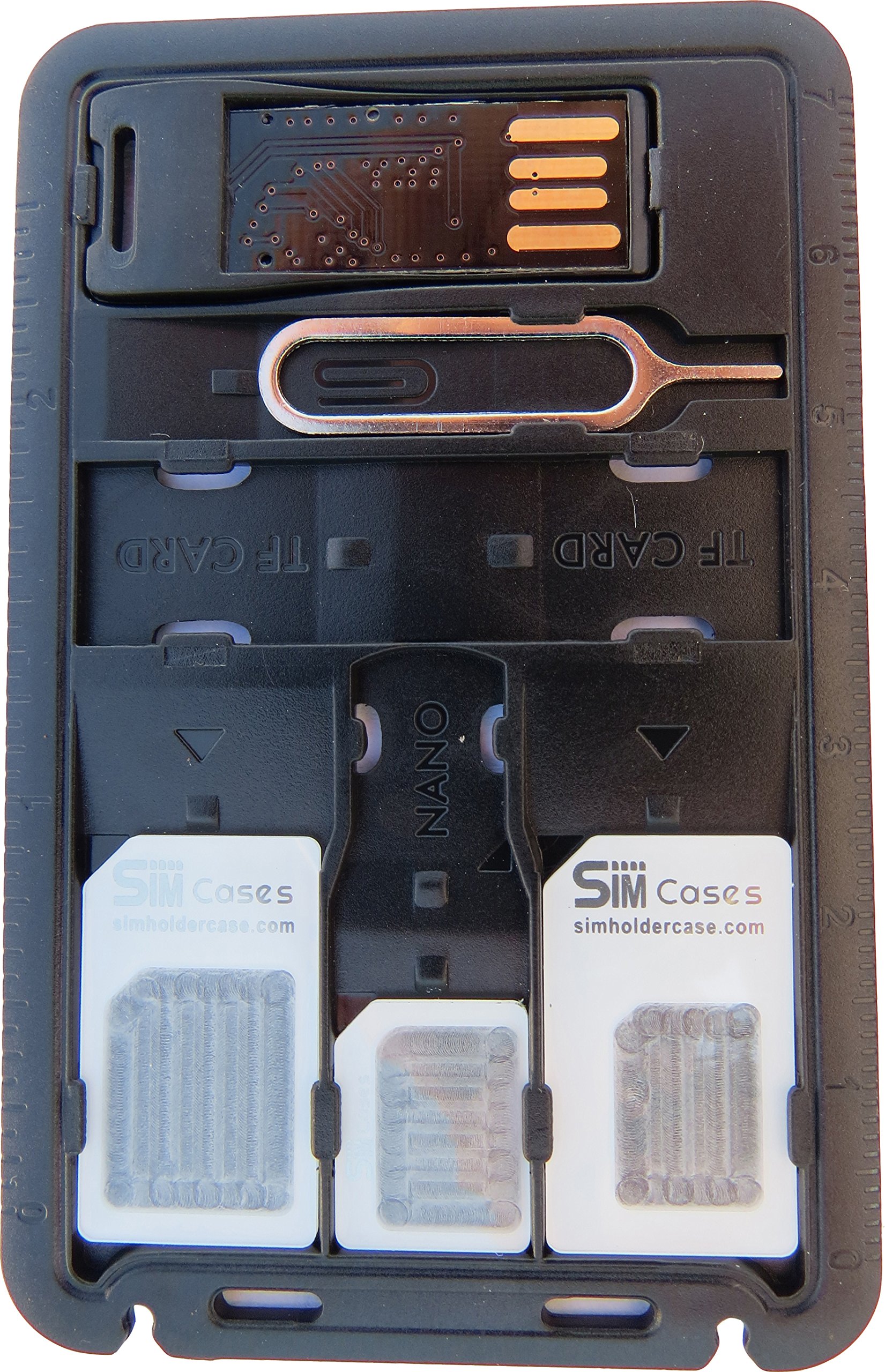 Mua Slim SIM Card holder case & MicroSD card Storage + 1 USB Memory ...