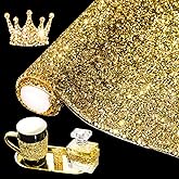 Amazon.com: FULZTEY Bling Rhinestone Sticker Sheet Gold Crystal Sheet ...