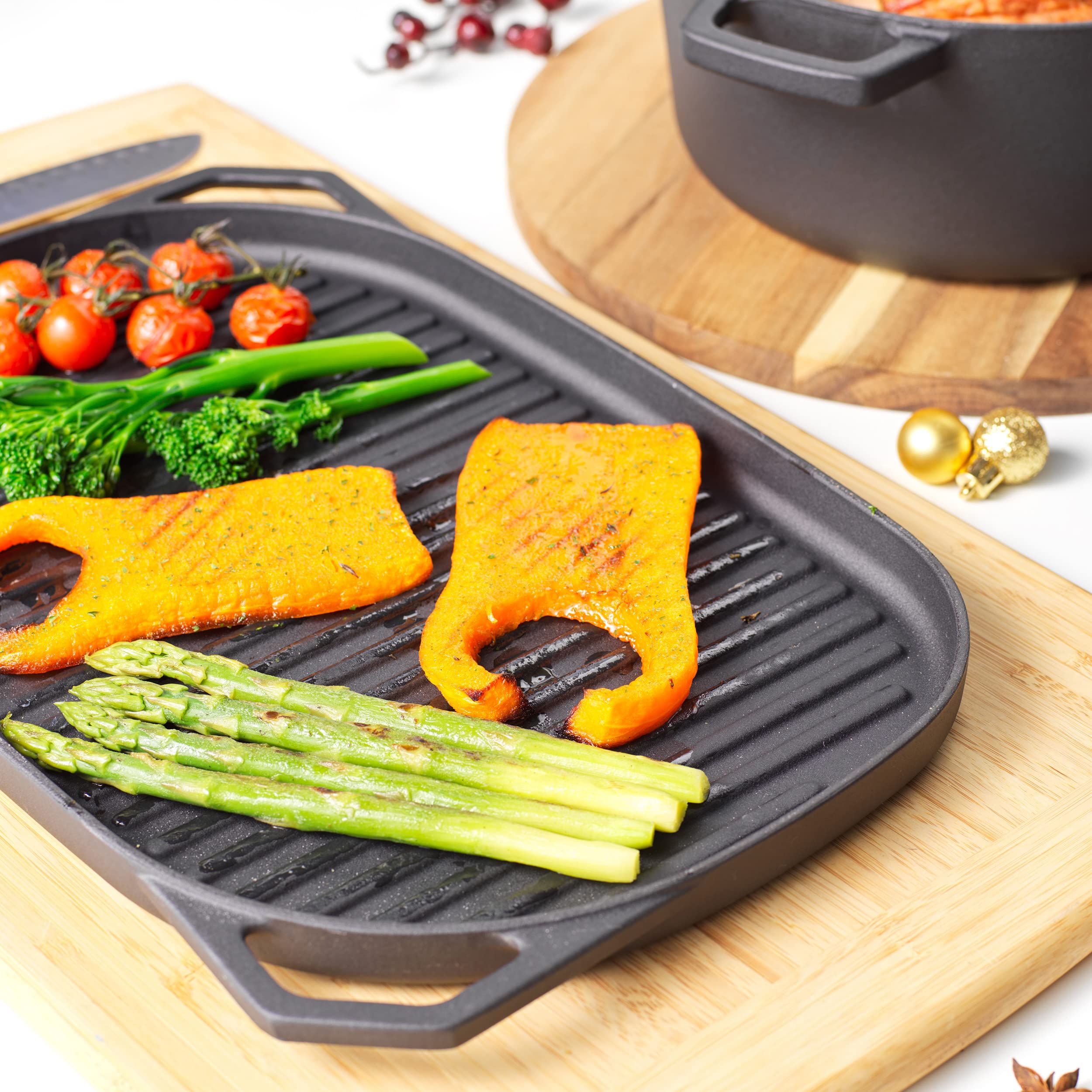Mua Fissler P506531 Griddle Plate Grill Pan, Cast Iron Rectangular ...
