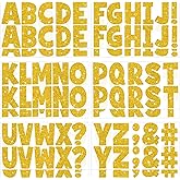 Amazon.com: Whaline 232Pcs Gold Glitter Bulletin Board Letter Stickers ...