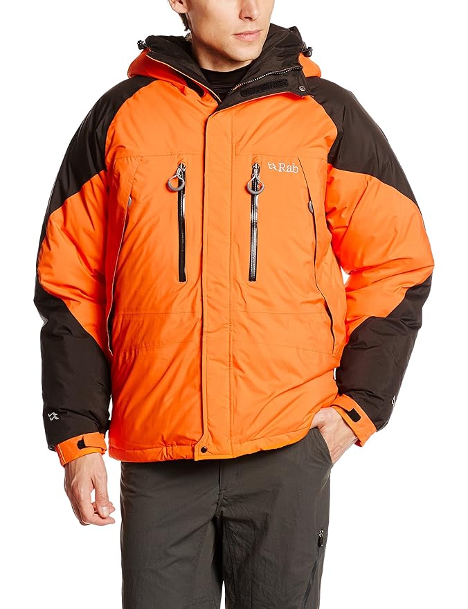 Rab Summit Batura Hydrophobic Down Jacket (MEDIUM, SATSUMA): Amazon.co ...