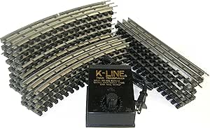 Amazon.com : K-Line Model Train Transformer and 14 Pieces Super K Track ...