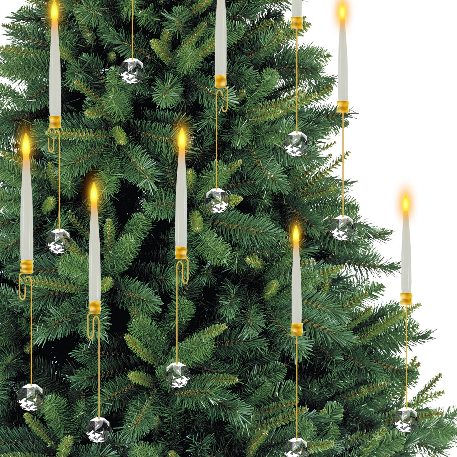 Christmas Tree Candles Christmas Decoration Flameless Candles for ...
