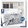 Amazon.com : STAEDTLER Mars Lumograph Art Set | Drawing Kit with Charcoal and Graphite Drawing ...