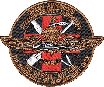 Amazon.com: Special Amphibious Reconniaissance Corpsman Patch SARC ...