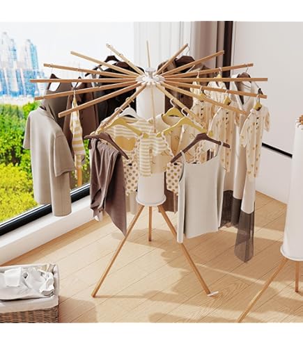4 Legged Clothes Drying Rack Giantex Foldable Clothes Drying Rack ...