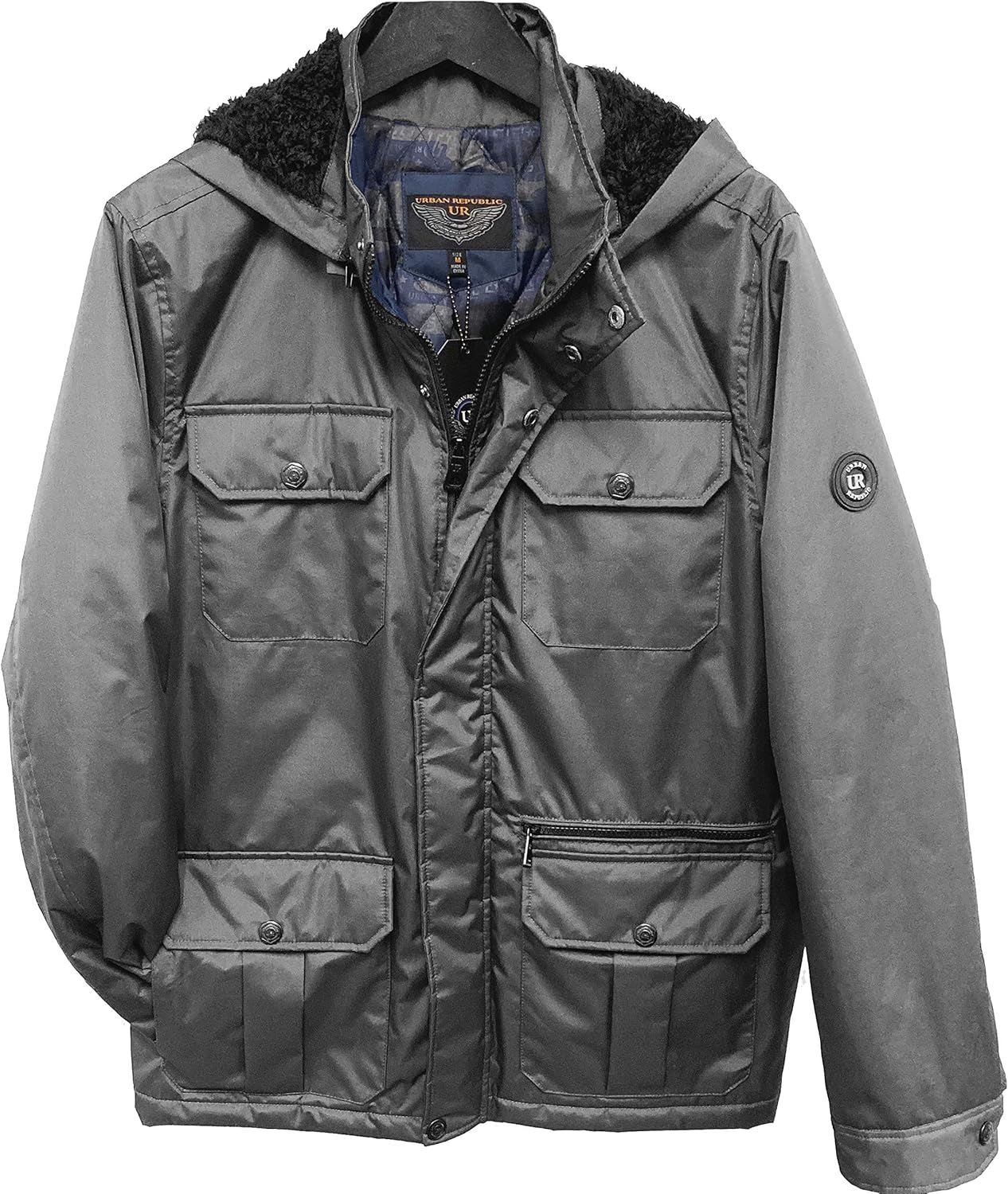 URBAN REPUBLIC Men's Cloud Ballistic Jacket: Amazon.co.uk: Clothing