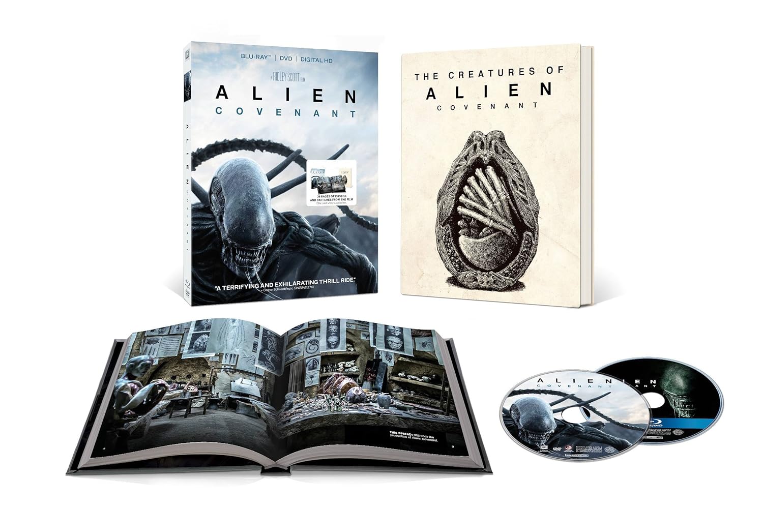 Amazon.com: Alien: Covenant Limited Edition - With 36 Page Book ...