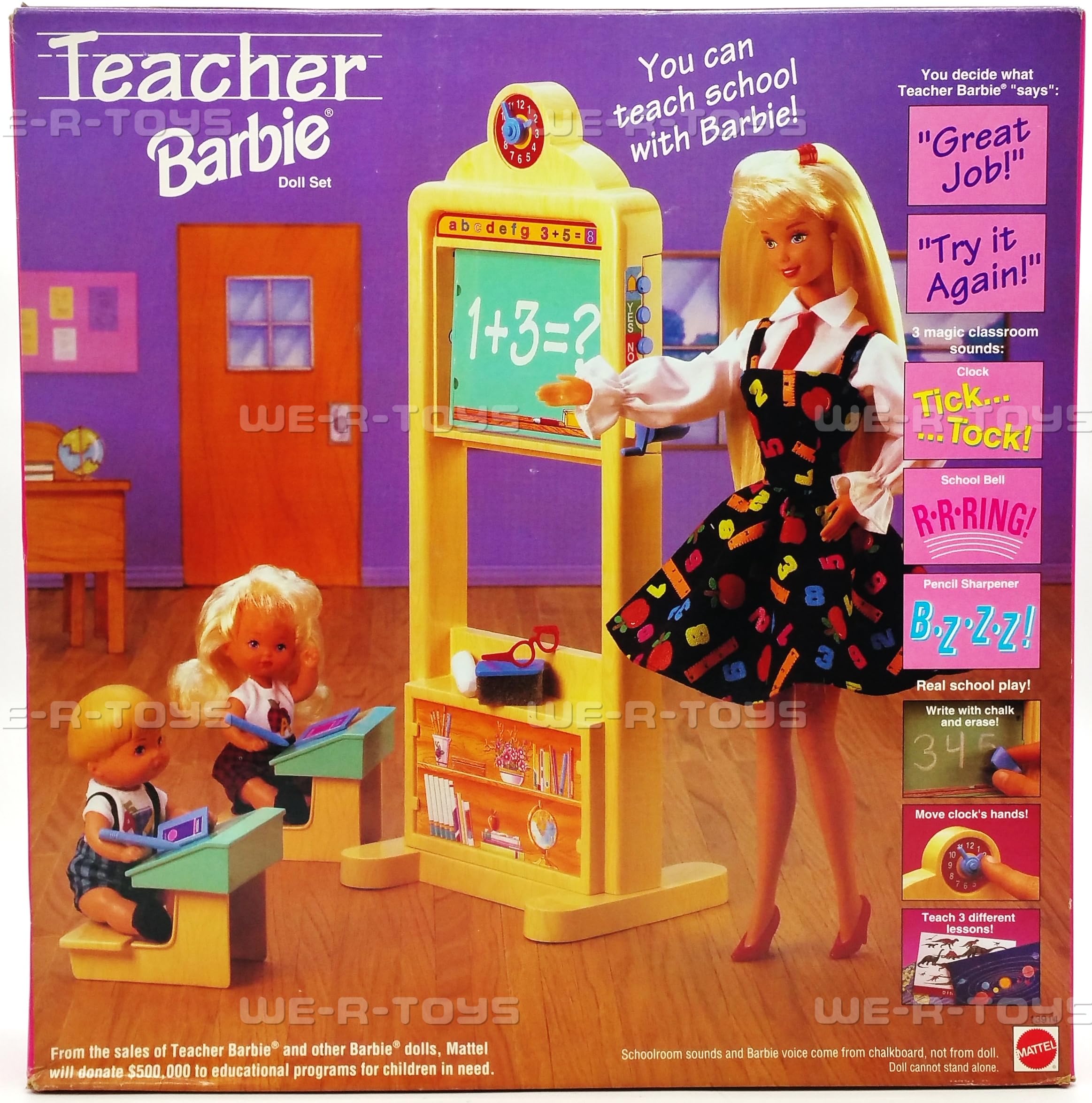 Mua 1995 Barbie Teacher & Students Gift Set (All blonde hair versions ...