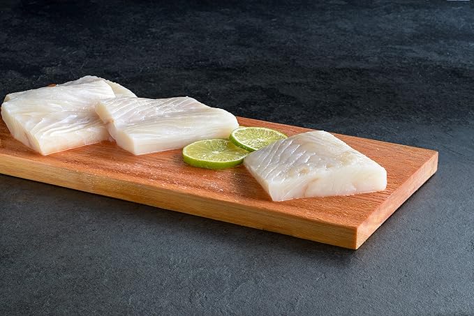Halibut, Portion, Frozen and Individually Vacuumed Packed, Total 10 LBS ...