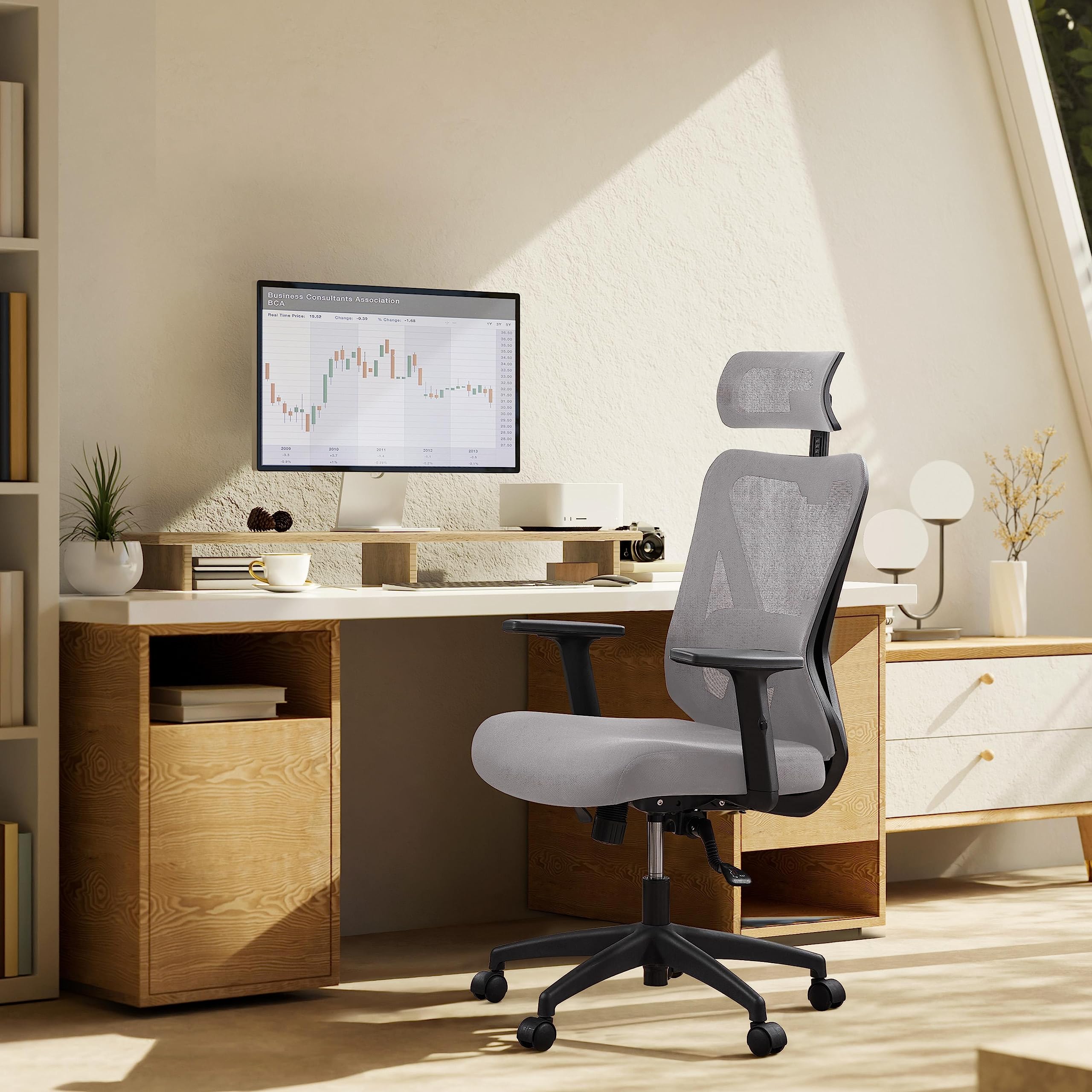 Adjustable Desk Chair Nrizc Velvet Office Desk Chair – Adjustable ...