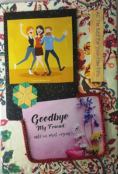 &quot;Farewell Special&quot;Maanmeet Crafts Large Farewell Book Greeting Card for ...