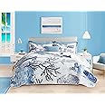 Amazon.com: Coastal Bedding King Size Coastal Quilt with 2 Shams, Nautical Bedding Beach ...
