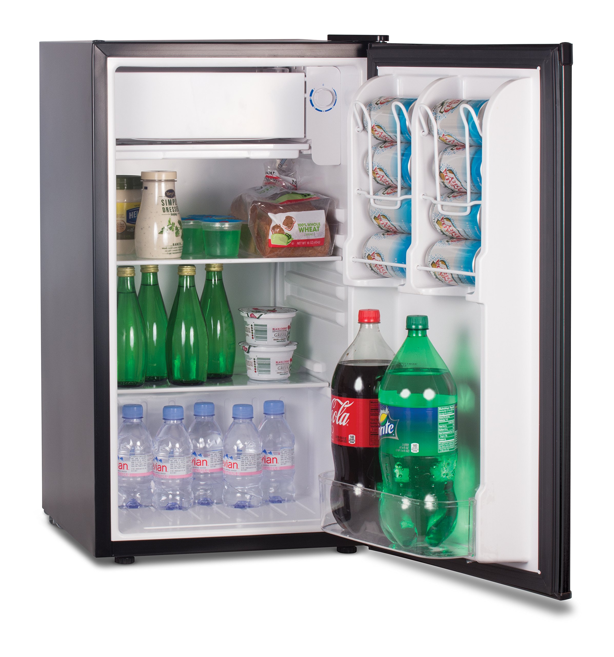 Commercial Cool CCR32B Compact Single Door Refrigerator And Freezer, 3. ...