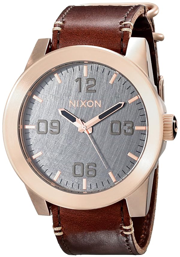 NIXON Men's Corporal Series Analog Quartz Watch / Leather or Canvas ...