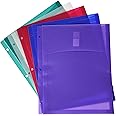 Amazon.com: School Smart Poly Storage Envelopes for 3 Ring Binders ...