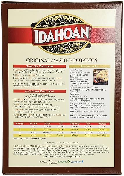 Idahoan Mashed Potatoes Recipes – Besto Blog