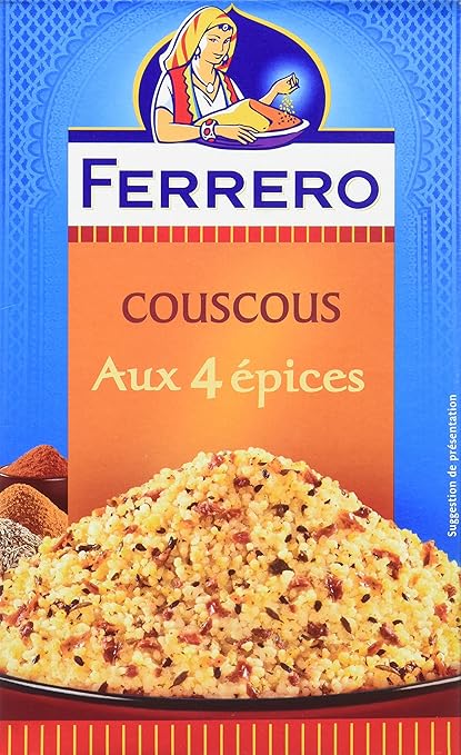 Ferrero Couscous 4 Épices Sachet Cuisson 360 g - Lot de 6: Amazon.fr ...