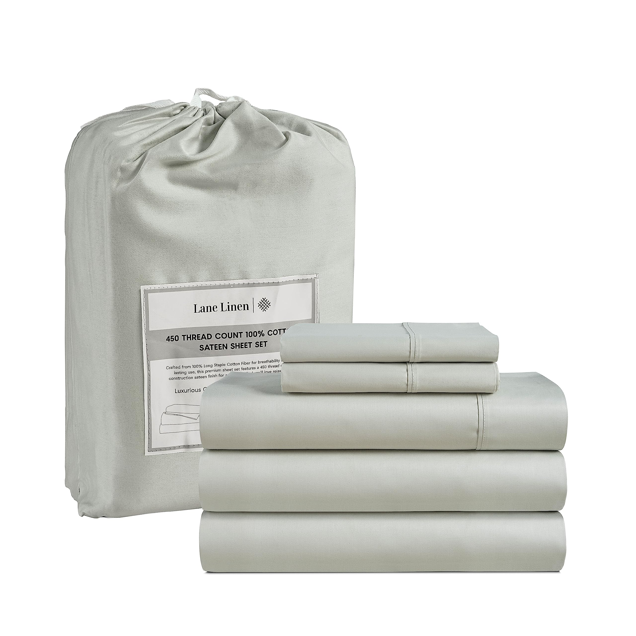 LANE LINEN Split King Sheets for Adjustable Bed - 100% Cotton Sheets ...