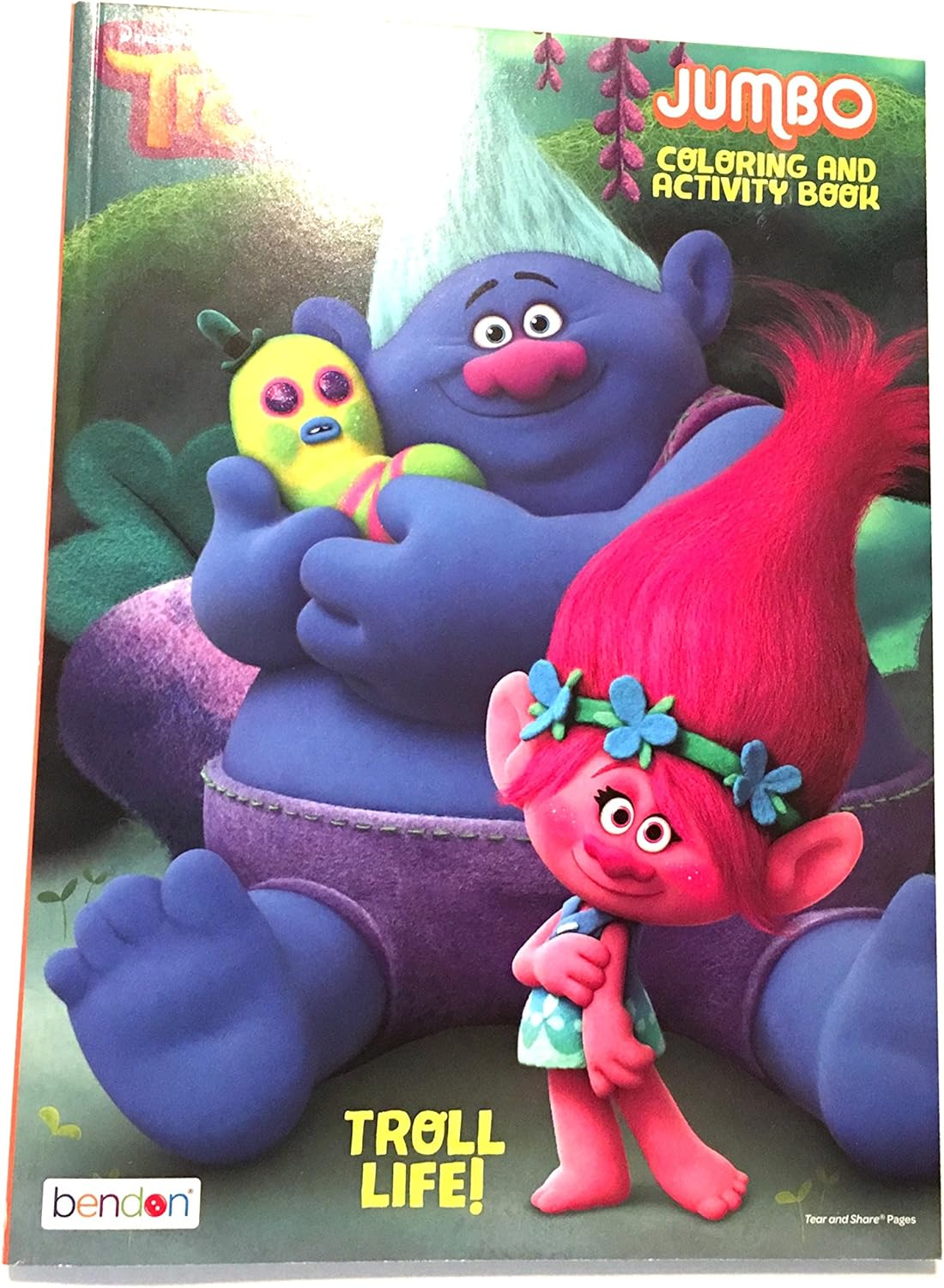 Dreamworks Trolls Jumbo Coloring and Activity Trolls Life Book | eBay