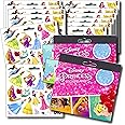 DISNEY PRINCESS Stickers Party Favors - Bundle of 12 Sheets 240 ...