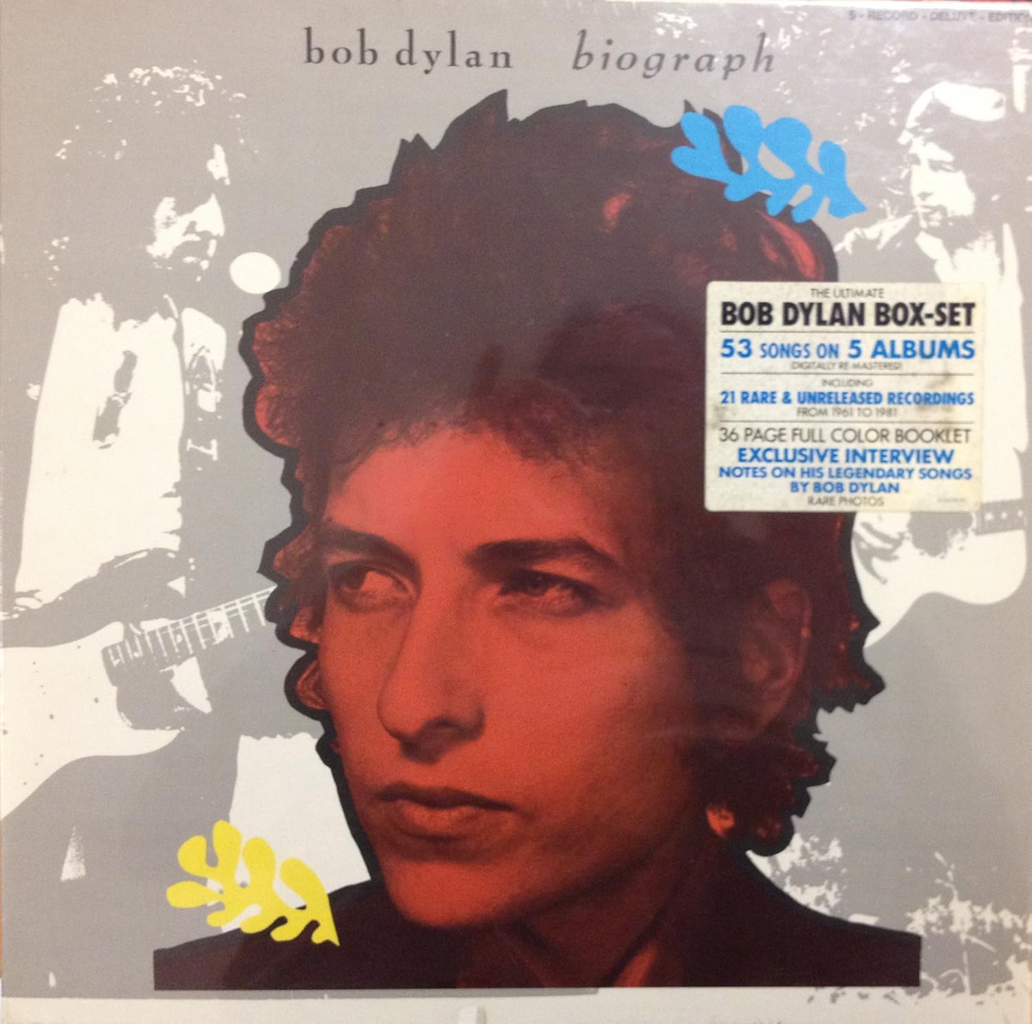 Bob Dylan - Biograph (5 LP Box Set - 53 Songs) Rare - Amazon.co.uk