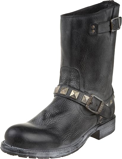 FRYE Mens Rogan Studded Engineer Rogan Stud Engineer Black Size: 9 UK ...