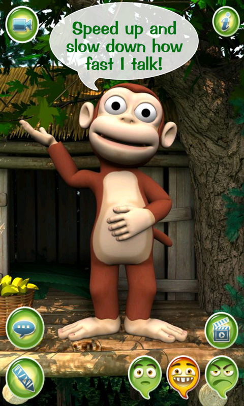 My Talky Mack Free: The Talking Monkey - Text, Talk And Play With A ...