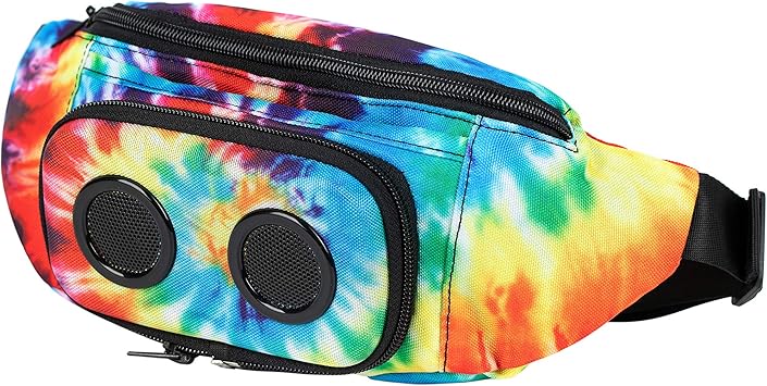 Amazon.com: Fannypack with Speakers. Bluetooth Fanny Pack for Parties ...
