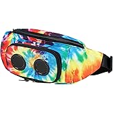 Amazon.com: Fannypack with Speakers. Bluetooth Fanny Pack for Parties ...