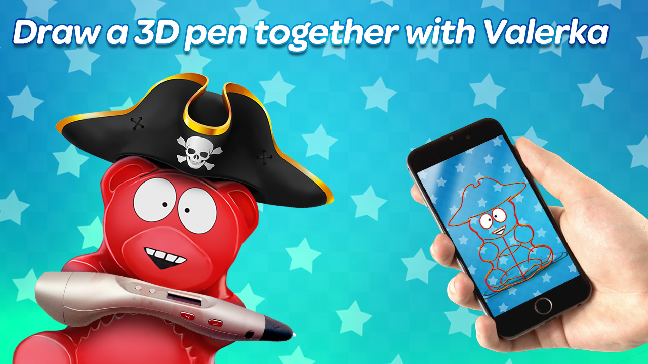 3D Pen Bear Valerka Simulator:Amazon.in:Appstore for Android