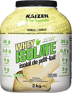 Kaizen Naturals Whey Protein Isolate, Vanilla, 2 kg: Amazon.ca: Health ...