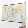 Maps International Giant World Map - Classic Large World Map Poster ...