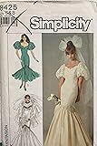 Amazon.com: Simplicity 6888 Misses' Bridal Wedding Dress with ...