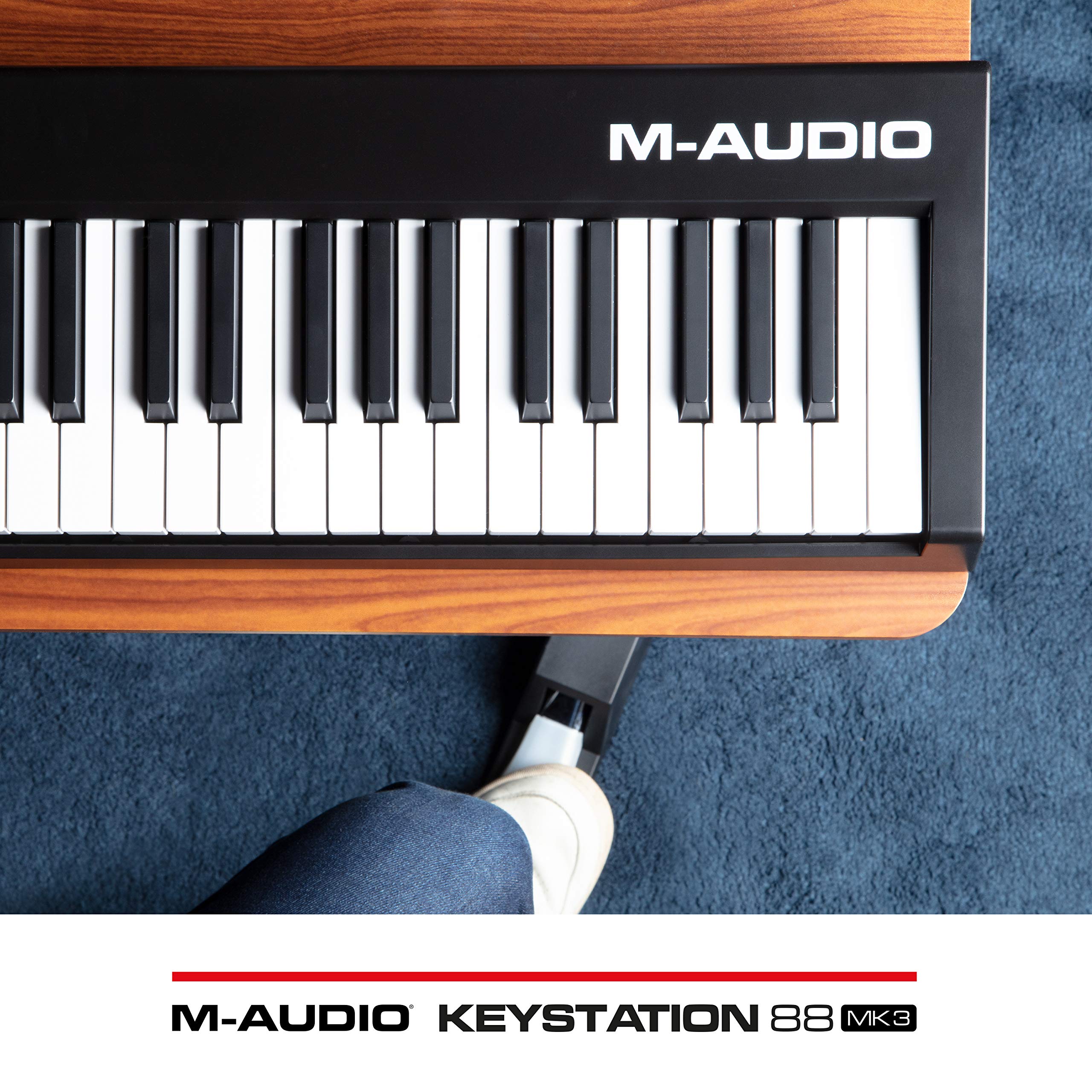 M-Audio Keystation 88 MK3 – 88 Key Semi Weighted MIDI Keyboard ...