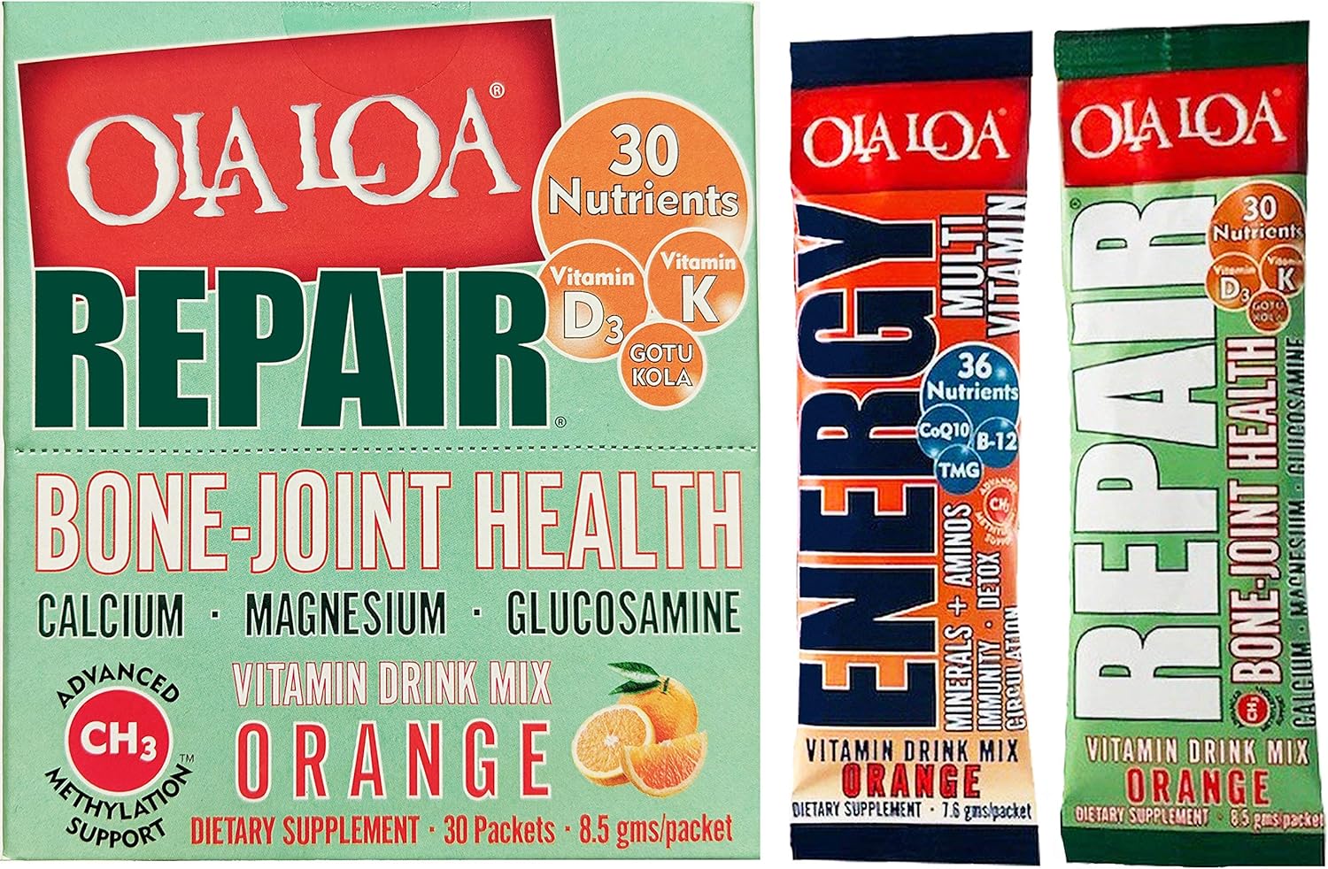 Amazon.com: Ola Loa Repair Bone-Joint Health Supplement, Orange, 30 ...