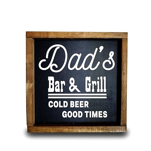 Letrero Bar, Dad´s Bar & Grill, Letrero Para Bar, Letrero de madera ...