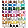 Amazon.com: 100% Frosted Matt Embroidery Machine Thread 72 Spools 40WT ...