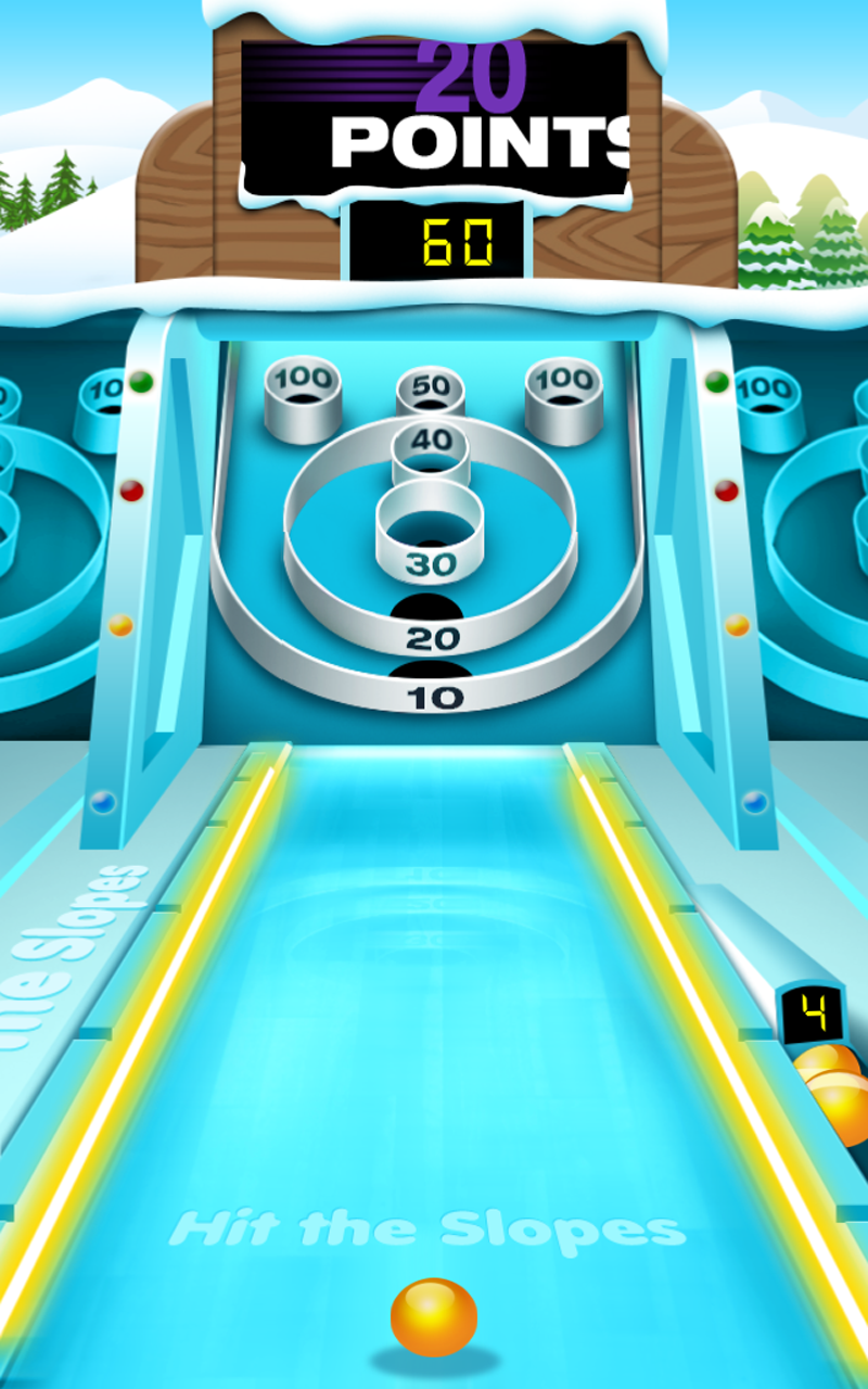 Amazon.com: Ski-Ball Snow Flick Champions PRO - Fresh Tracks: Appstore ...