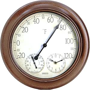 Amazon.com: Springfield 91580 14 Inch Metal Garden Thermometer with ...