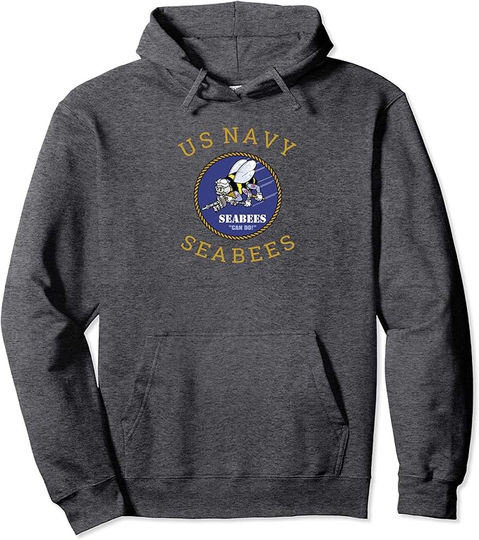 Amazon.com: US Navy Seabee Hoodie U.S. Seabees Veteran Gift: Clothing