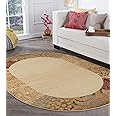 Amazon.com: Sedona Transitional Floral Beige Oval Area Rug, 5' x 7 ...