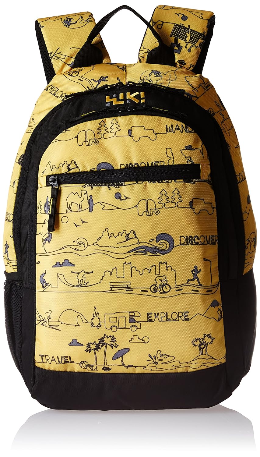 Buy Wildcraft 25 Ltrs Yellow Casual Backpack (Wiki Ski) at Amazon.in