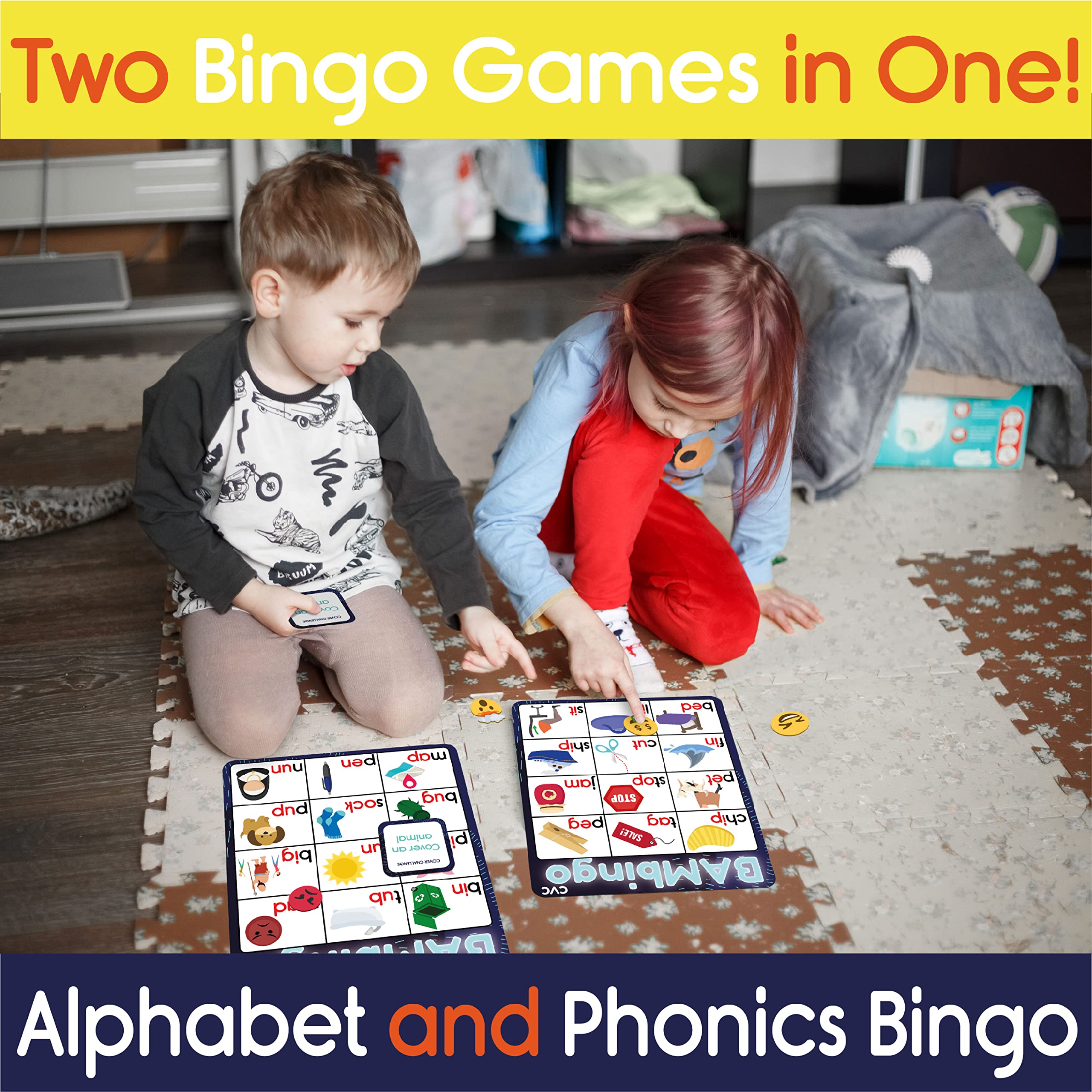 Mua Alphabet and Phonics Bingo - ABC Learning Letter Recognition and ...