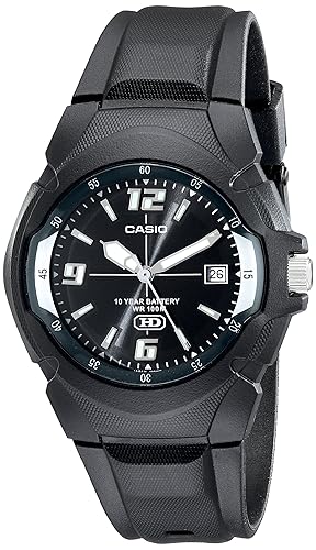 Casio MW600F Series | Men’s Analog Watch | Black | 100 Meter Water ...