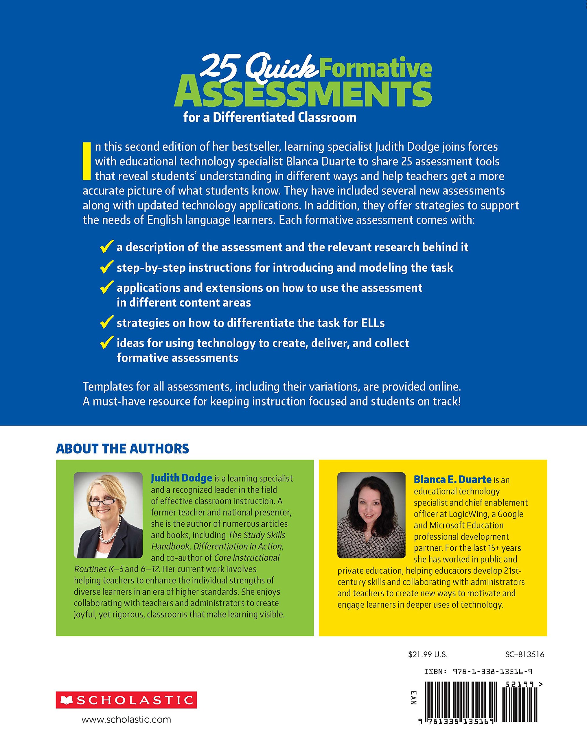 25 Quick Formative Assessments for a Differentiated Classroom, 2nd ...