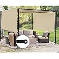 Amazon.com : Patio 10' x 12' Pergola Canopy Replacement Shade Cover Universal Outdoor Sun Shade ...