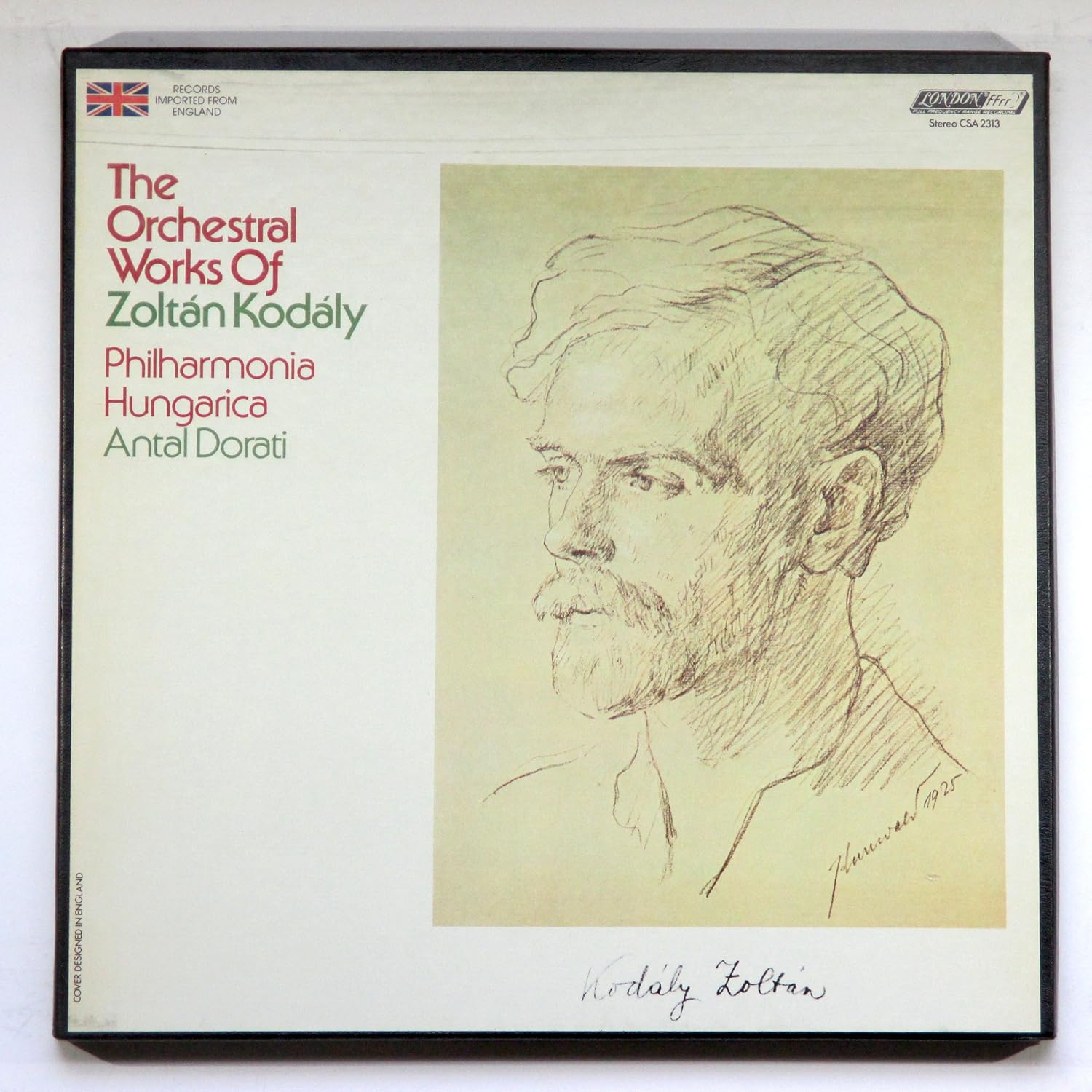 ZOLTAN KODALY - The Orchestral Works of Zoltan Kodaly / Philharmonia ...